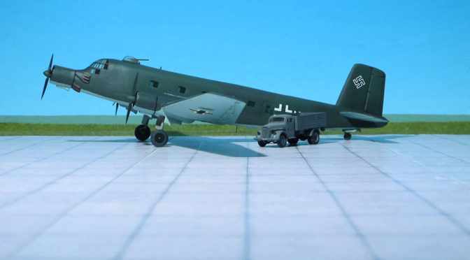 Junkers Ju 352 “Herkules”, (“Hercules”), (Airmodel, vacu-formed ...